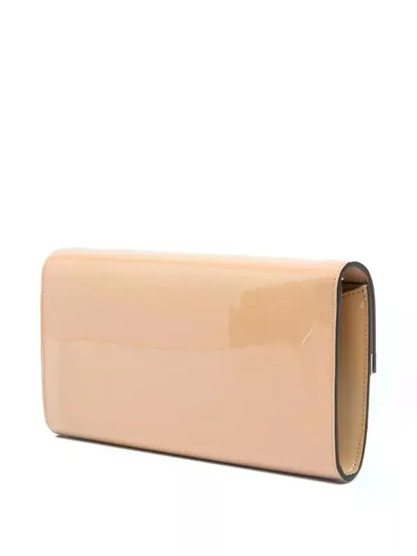 JIMMY CHOO Emmie Patent-leather Clutch Bag