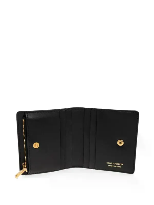 Dolce & Gabbana Logo-plaque Leather Wallet