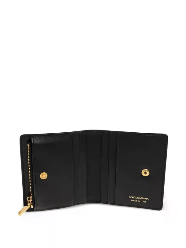 Dolce & Gabbana Logo-plaque Leather Wallet