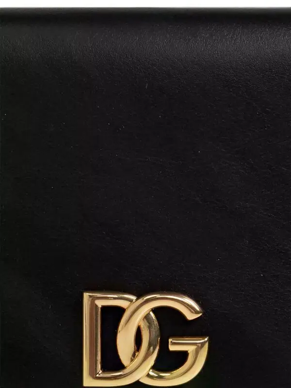 Dolce & Gabbana Logo-plaque Leather Wallet