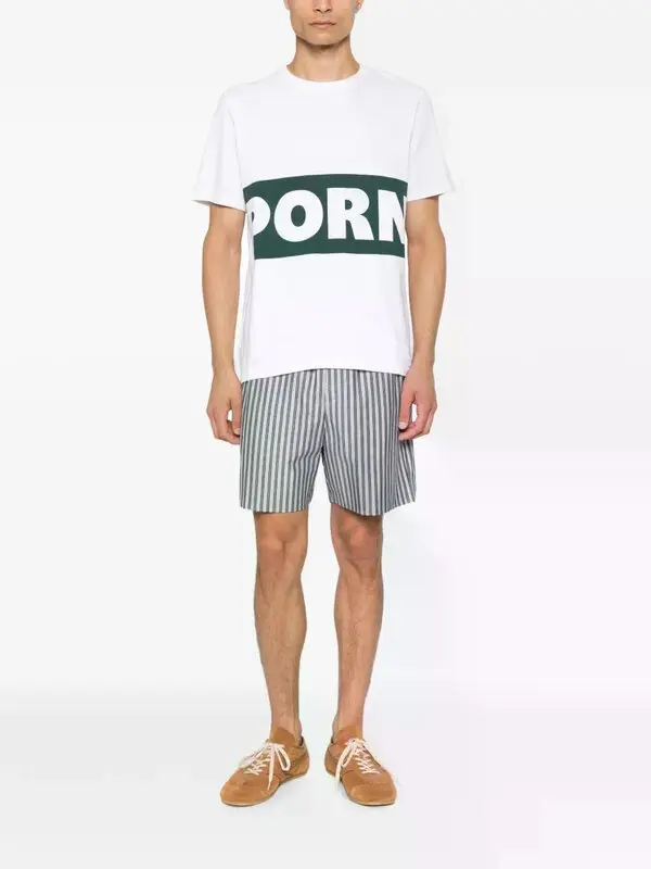 JW Anderson Print-detail Short-sleeve T-shirt - White