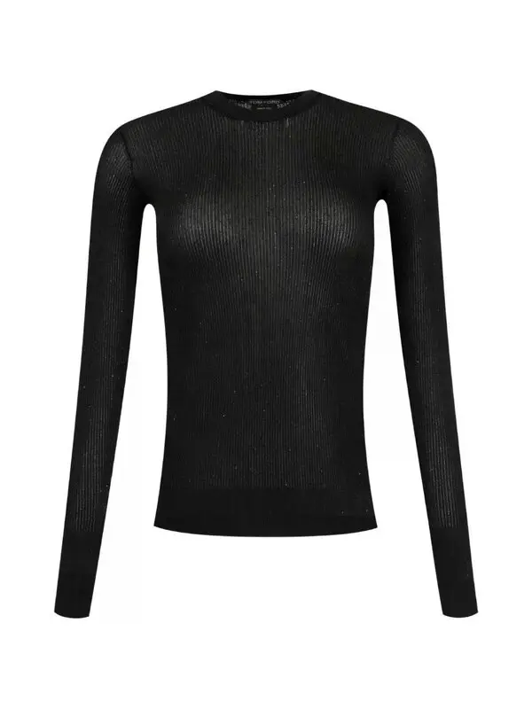 TOM FORD Sequin-embellished Ribbed-knit Sweater