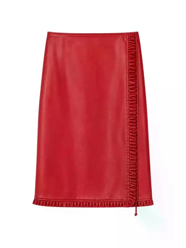 NICCOLO PASQUALETTI Gala Ruffled Midi Skirt