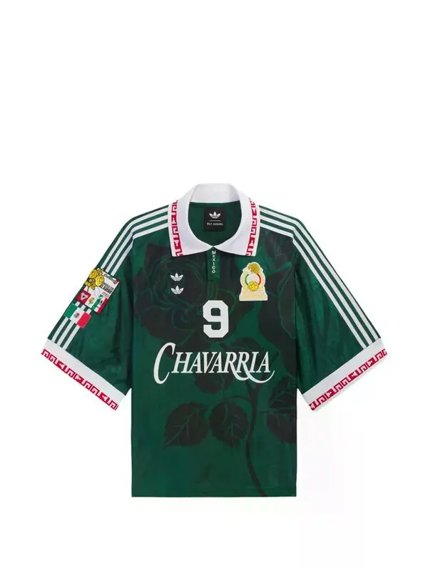 Adidas Chavarria Floral-print T-shirt - Green