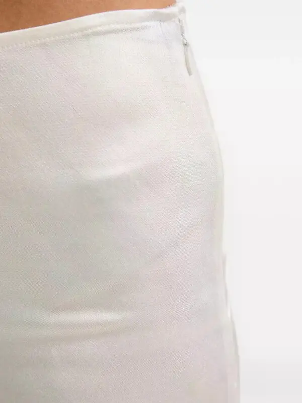 Bardot Devin Mid-rise Palazzo Pants - White