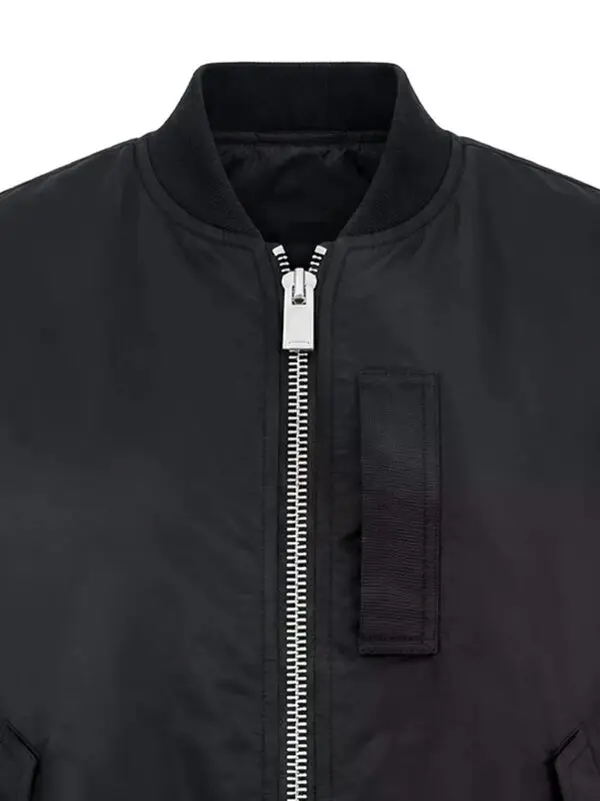 Sacai Zip-up Twill Jacket - Black