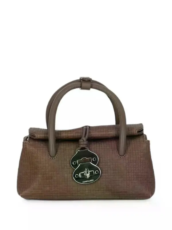 ZANELLATO Baby Dotta Leather Shoulder Bag - Brown