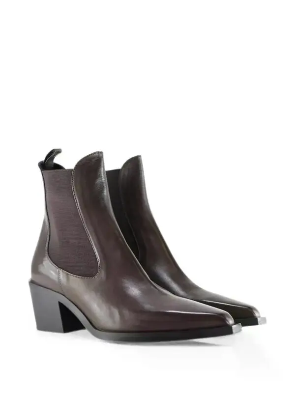 NOTABENE Luna Pointed-toe Boots - Brown