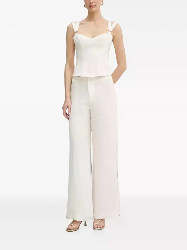 Bardot Serafina Mid-rise Wide-leg Trousers