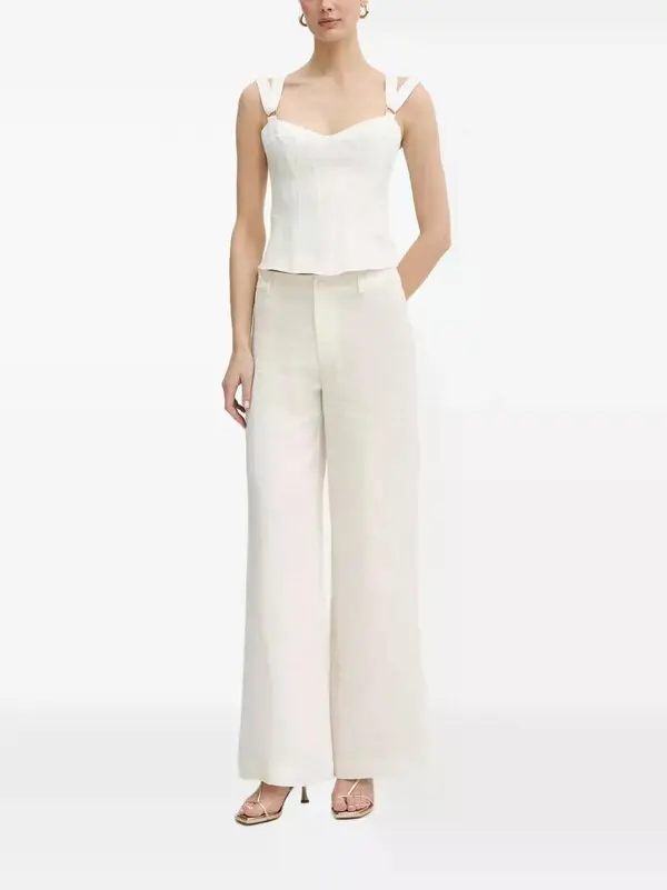 Bardot Serafina Mid-rise Wide-leg Trousers