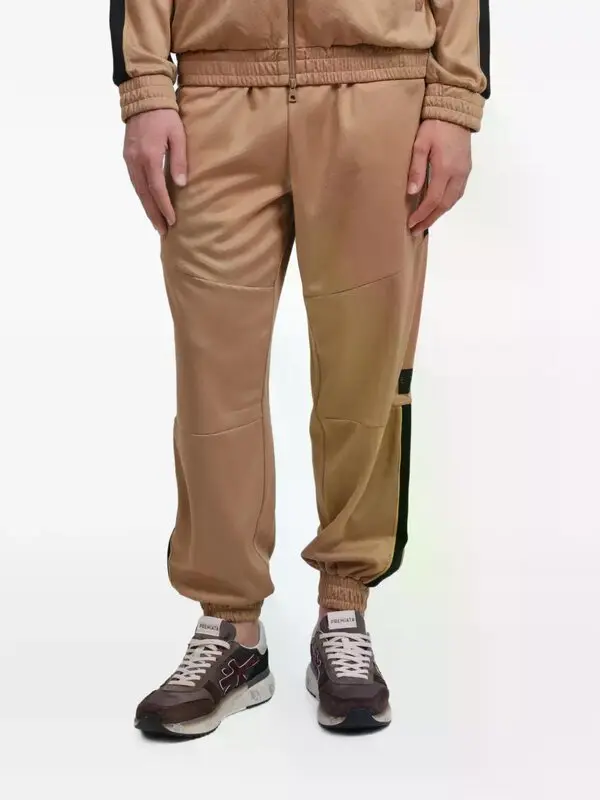 EA7 Logo-patch Track Pants - Brown