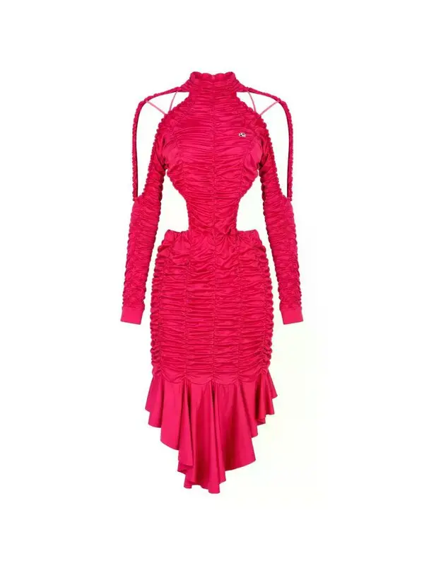 ESTER MANAS Ruched Cut-out Dress