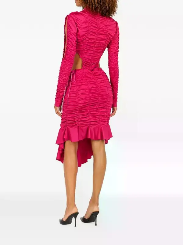 ESTER MANAS Ruched Cut-out Dress