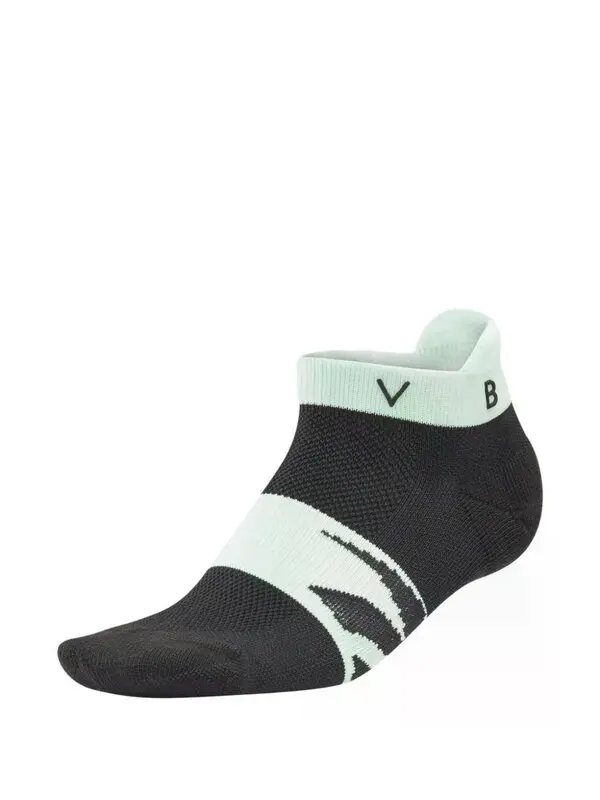REEBOK Logo-jacquard Socks - Black