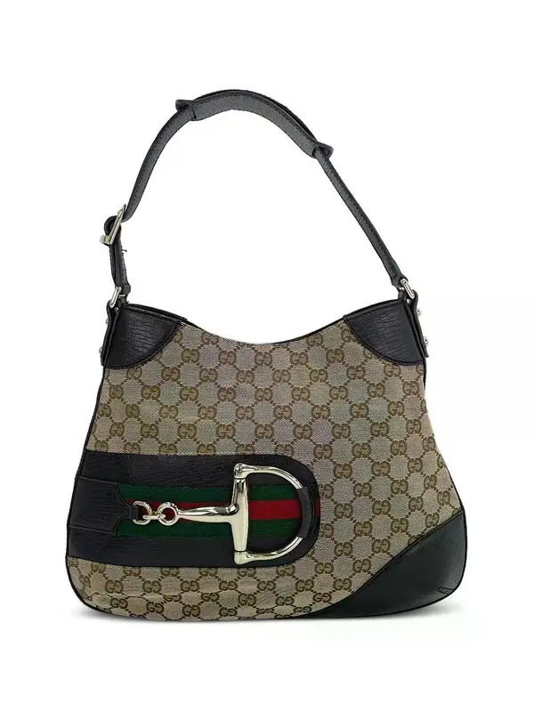 Gucci Horsebit Shoulder Bag - Neutrals