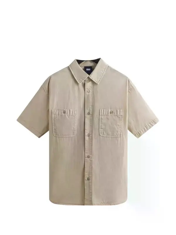 Kith Apollo Short-sleeve Cotton Shirt - Neutrals