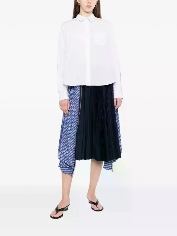 Sacai Button-up Poplin Shirt
