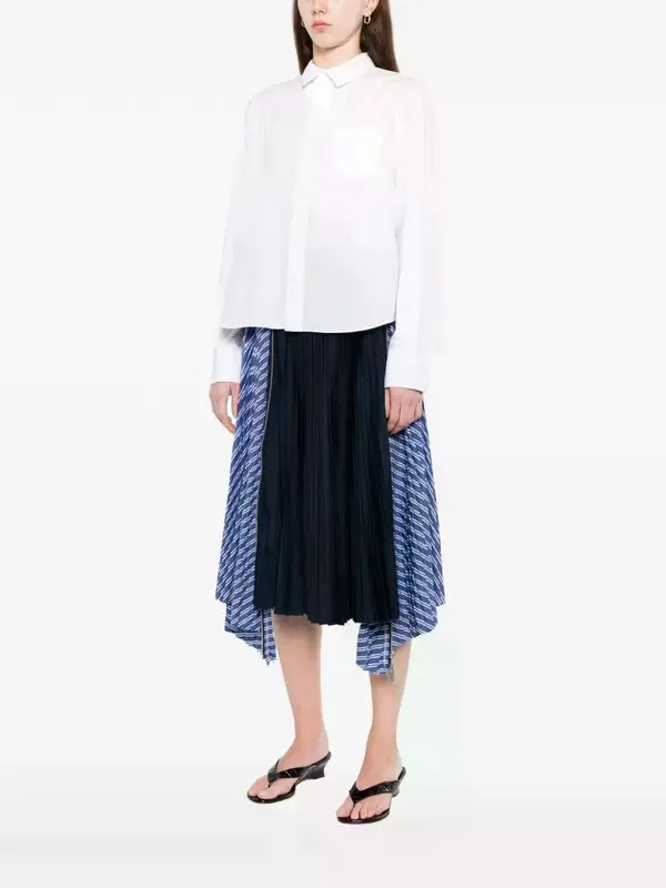 Sacai Button-up Poplin Shirt