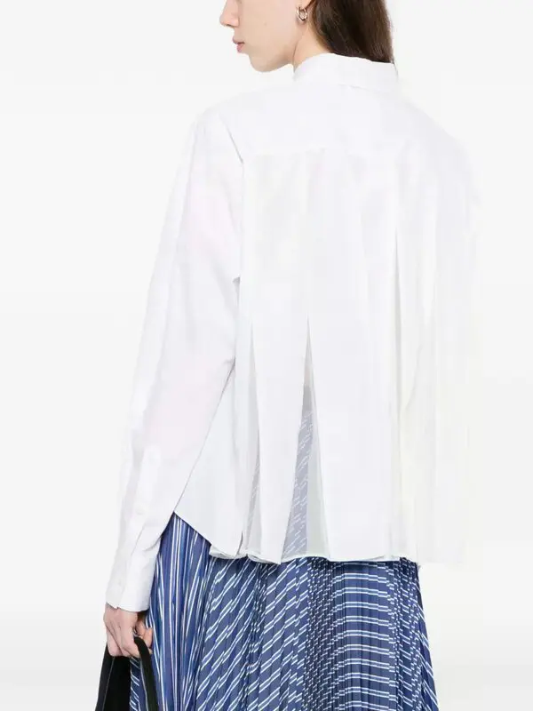 Sacai Button-up Poplin Shirt