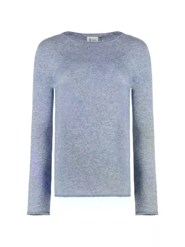 THE (ALPHABET) Fine Knit Long Sleeve Top