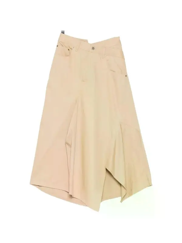 Loewe Asymmetric Skirt - Neutrals