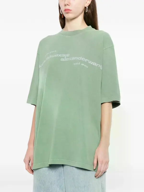 Alexander Wang Mirrored Logo Tee