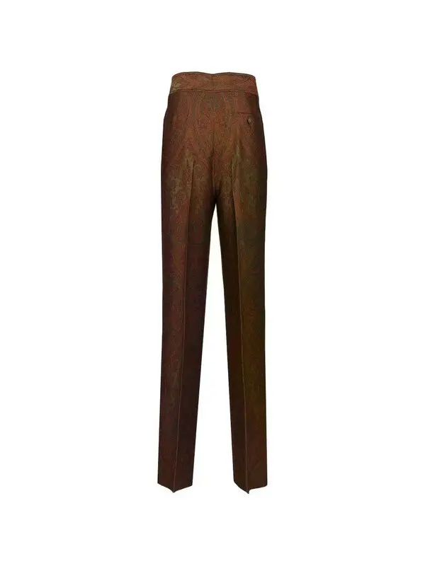 Etro Paisley-jacquard Trousers
