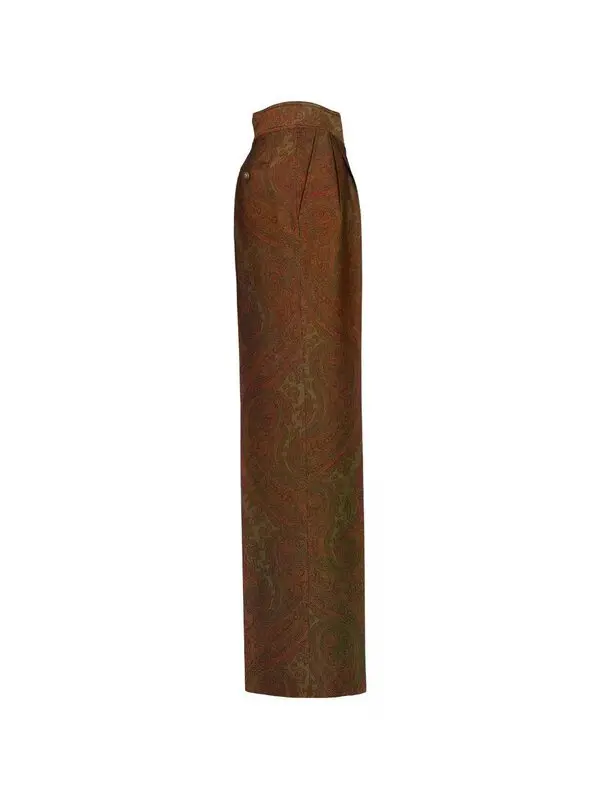 Etro Paisley-jacquard Trousers