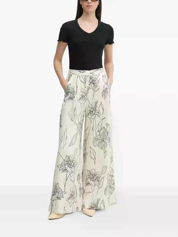 GAUDI Floral-print Palazzo Pants