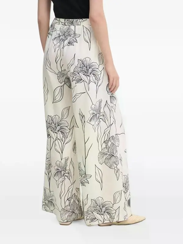 GAUDI Floral-print Palazzo Pants