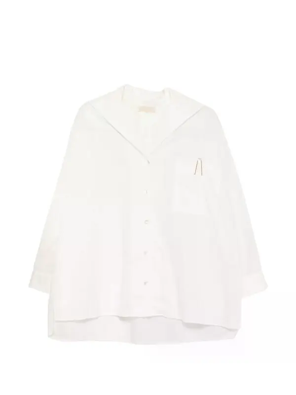 Momoni Long-sleeve Shirt With Spread Collar