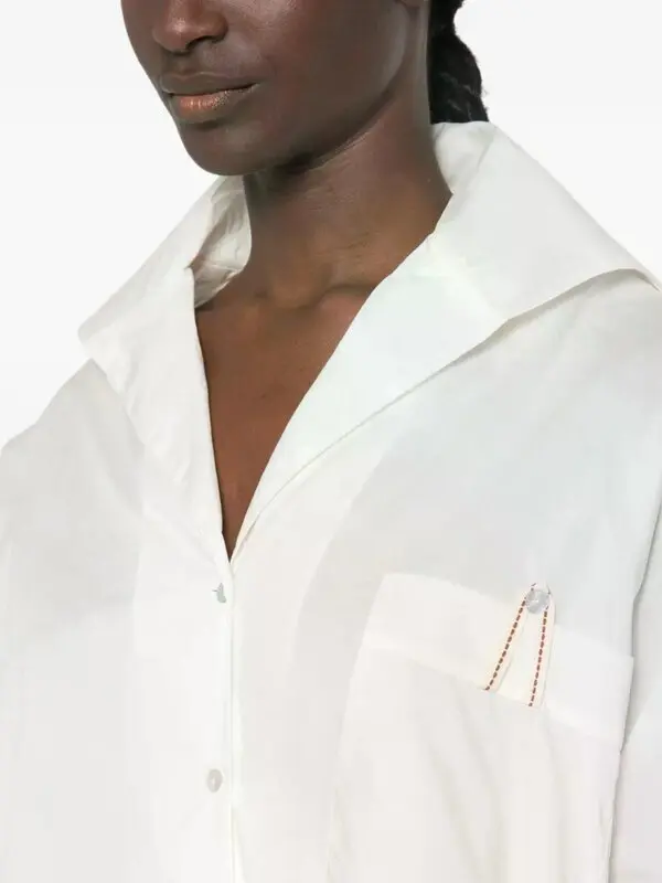 Momoni Long-sleeve Shirt With Spread Collar