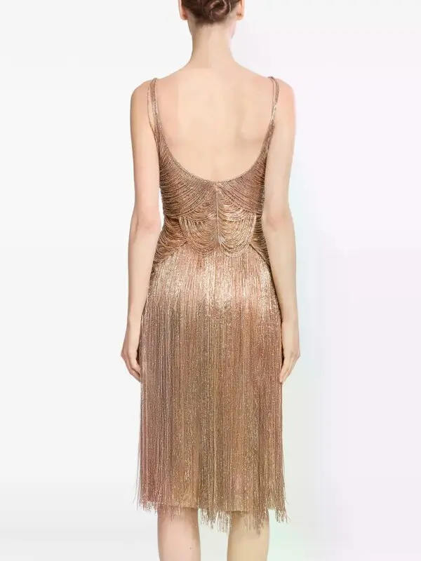 Elie Saab Bead-embroidered Fringed Top