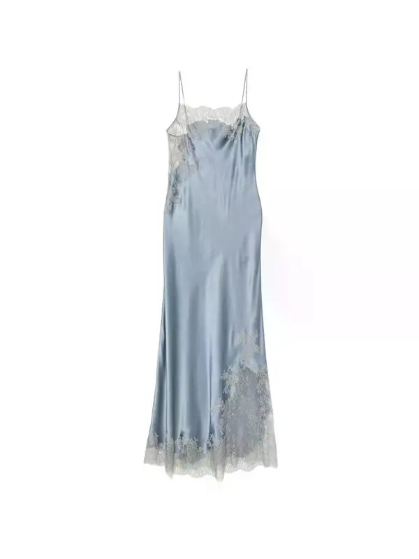 Carine Gilson Lace-panel Slip Dress