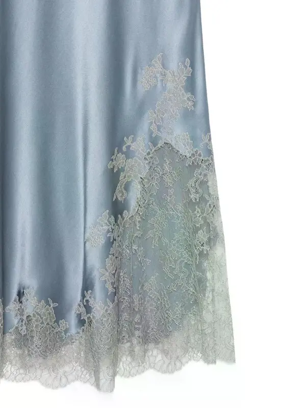 Carine Gilson Lace-panel Slip Dress