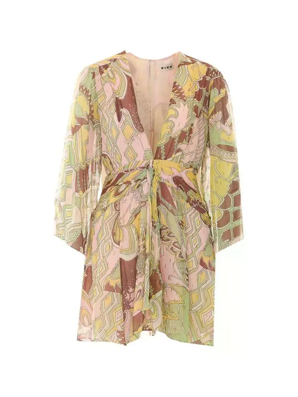 Rixo Clove Printed Mini Dress