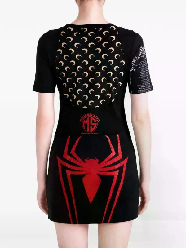 MARINE SERRE Graphic Print Mini Dress
