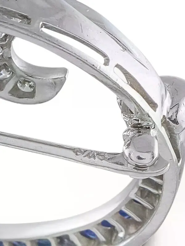 LB EXCLUSIVE Diamond And Sapphire Brooch