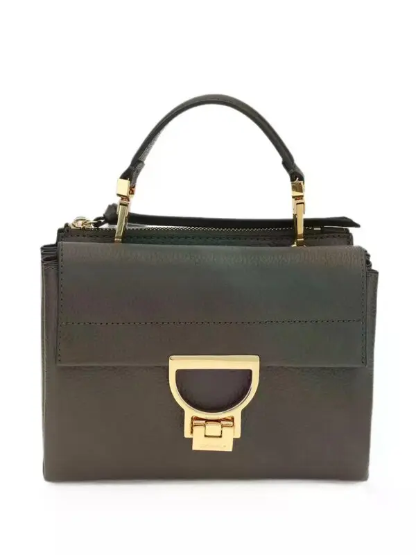 COCCINELLE Arlettis Leather Tote Bag - Green