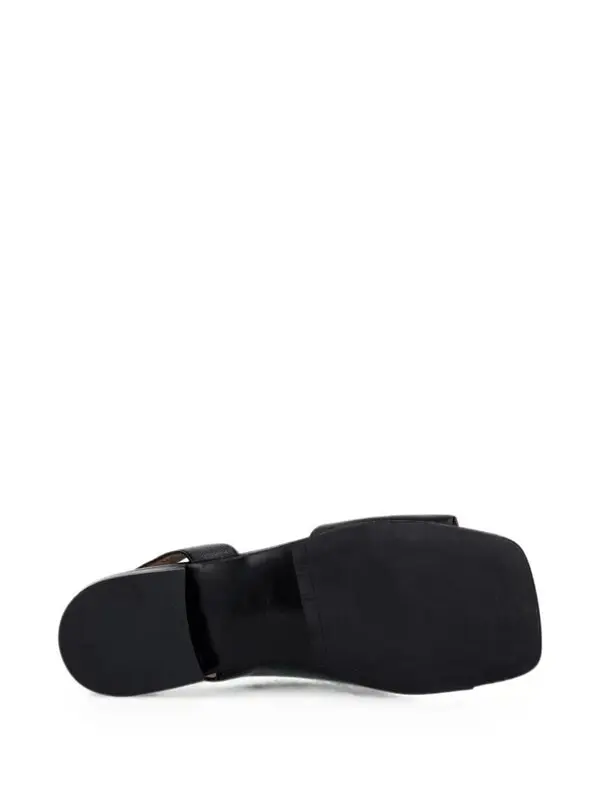 BILLI BI Leather Slingback Square-toe Sandals