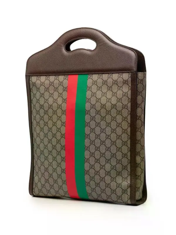 Gucci Gg Supreme Web Tiger Satchel