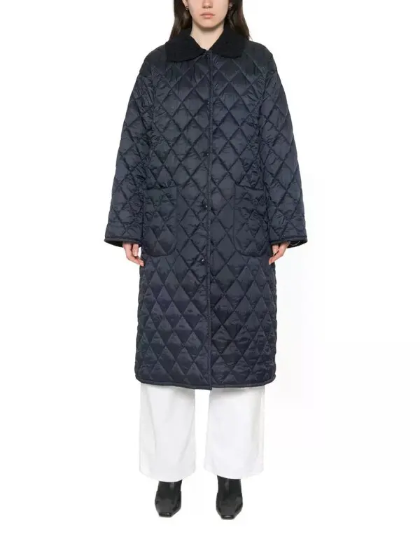 Fabiana Filippi Quilted Contrast-collar Coat