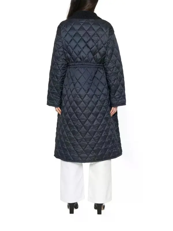 Fabiana Filippi Quilted Contrast-collar Coat