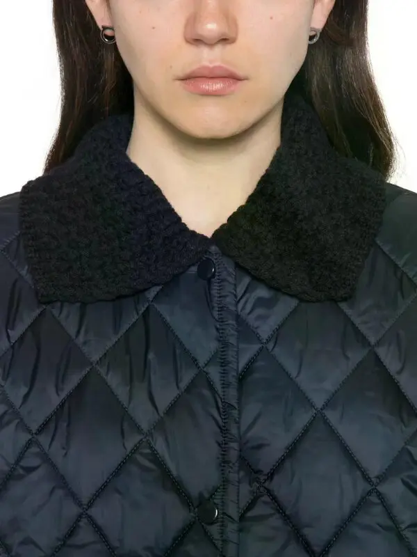 Fabiana Filippi Quilted Contrast-collar Coat