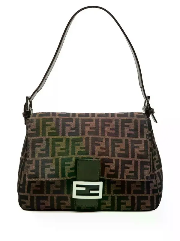 Fendi 20th Century Zucca Canvas Mamma Forever Shoulder Bag