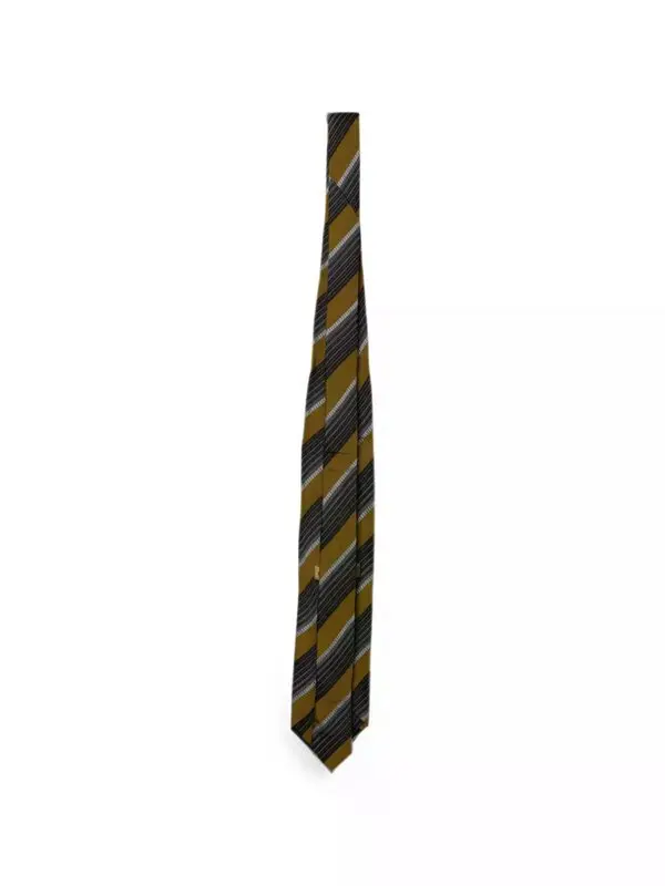 Ermenegildo Zegna Diagonal-stripe Silk Tie