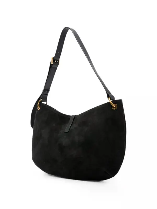 TWINSET Ring-detail Suede Shoulder Bag