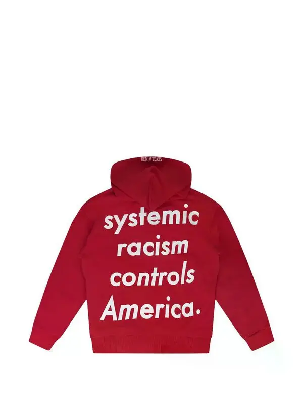 DENIM TEARS X Arthur Jafa Lerage Graphic-print Drawstring Hoodie