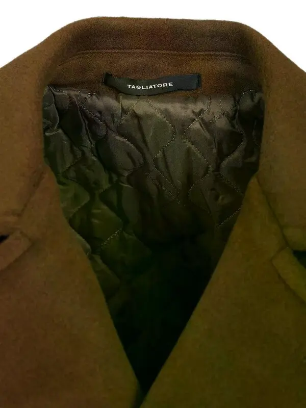 Tagliatore Double-breasted Wool Pea Coat