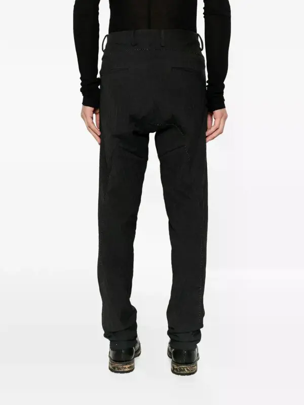 Masnada Herringbone Pattern Trousers